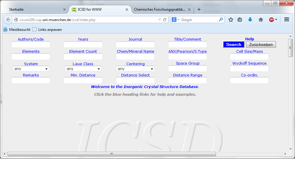 Chemisches Forschungspraktikum für Lehramtstudierende